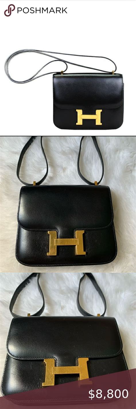 Hermes Constance 18 Veau Box Calf Leather Noir Calf Leather Calves
