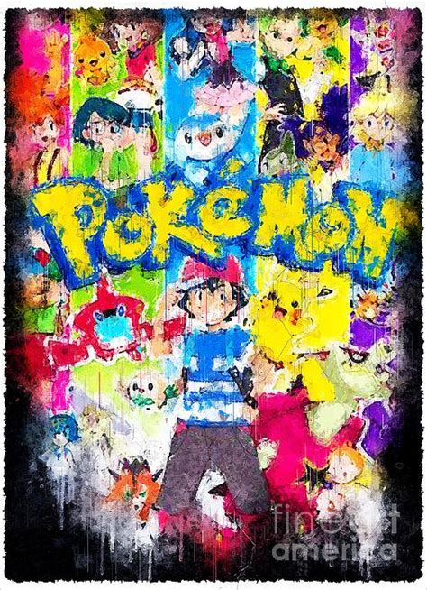 Anime Pokemon Ash Ketchum Pikachu Misty Dawn Brock May Iris Clemont