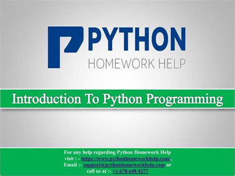 Introduction To Python Programmingpptx