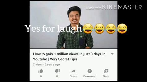 How To Gain 1 Millions Views In 3 Days Secret Not Revealed Youtube