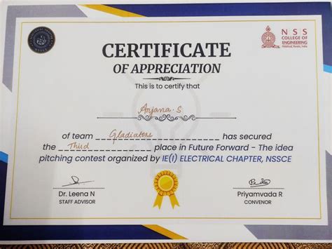 Thrilled To Share That My Team And I Secured 3rd Prize In The Recent