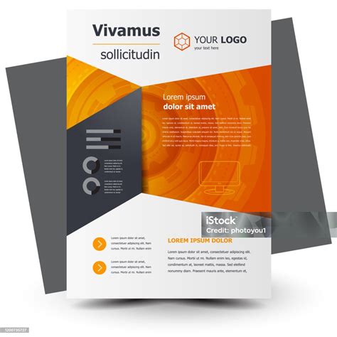 Desain Brosur Flyer Ukuran Selebaran Bisnis Template A4 Selebaran