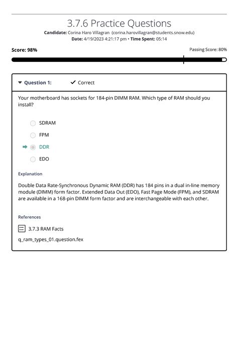 Test Out Lab Sim Is A Testout Lab Answers Practice Questions Candidate Corina Haro