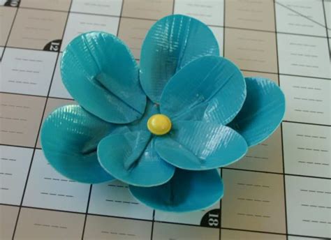 Duct Tape Flower How To Make Simple Water Resistant Flowers