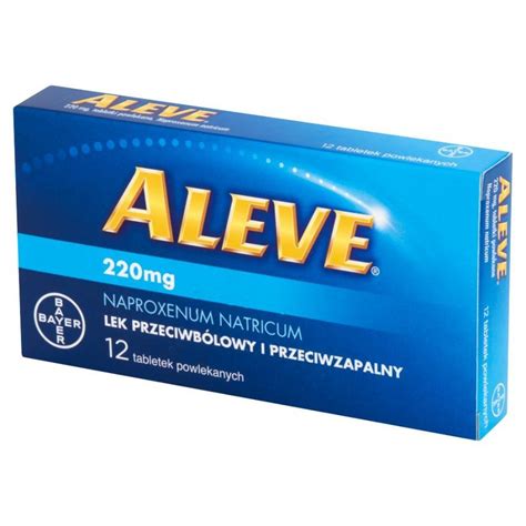 Aleve Mg X Tabl Powlekanych Cena Apteka Internetowa Cefarm
