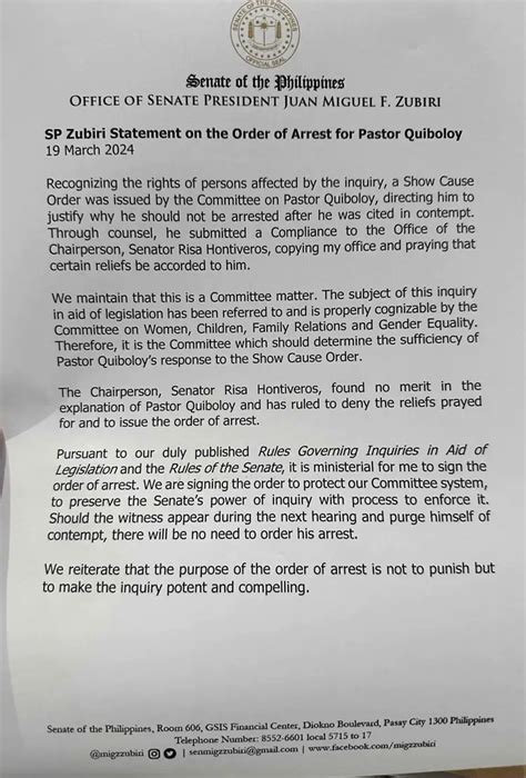 Quiboloy Arrest Order Issued Newspapers