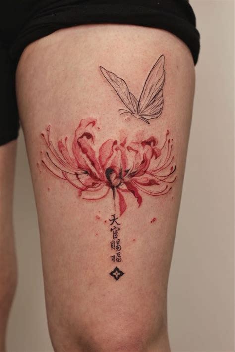 Tgcf Tattoo Тату на бедре для девушки Тату с дымом Тату на бедре