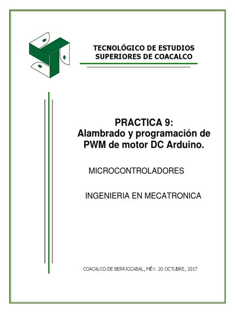 Practica 8 Pdf Arduino Hardware De La Computadora