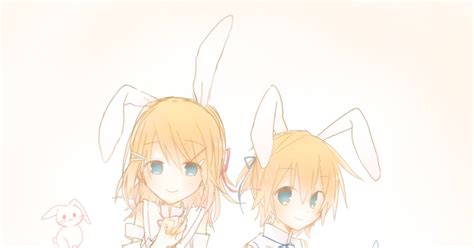 鏡音リン 兎年🎍 朧月のイラスト Pixiv