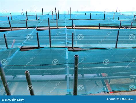 Scaffold Safety Net Stock Image Image Of Outside Exterior 18879375