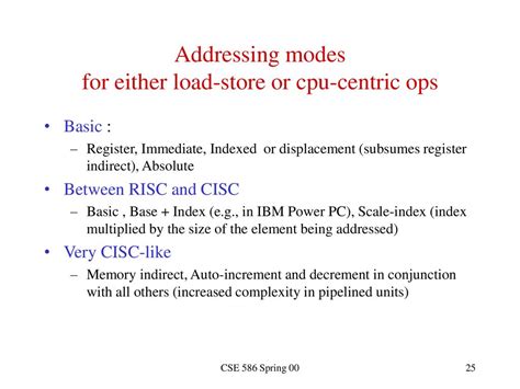 cse 586 computer architecture ppt download