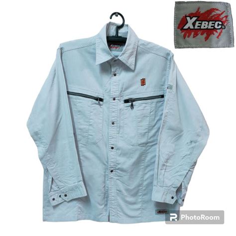 เสื้อเชิ๊ตช่างชายแขนยาว X Ebecแบรนด์มือสอง Th