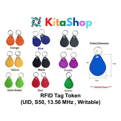 RFID Tag Token UID S50 13 56 MHz Writable Shopee Malaysia