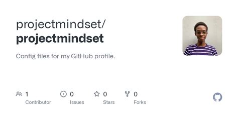 Github Projectmindsetprojectmindset Config Files For My Github Profile