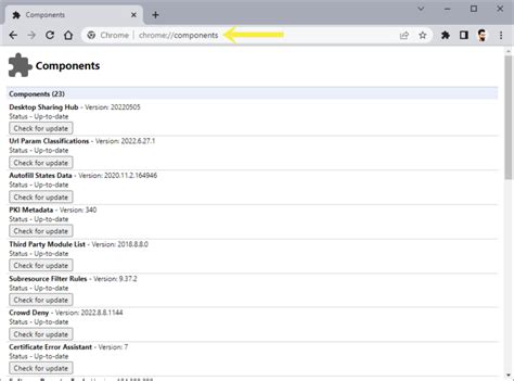 Chrome Components List Meaning And How To Update Otechworld