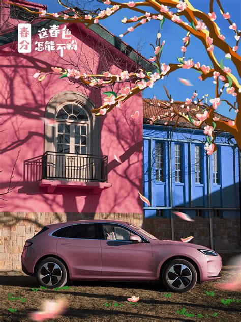 今天春分一半HUAWEI问界一半是你刚刚好 仲春 花开为 春光