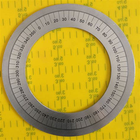 测量仪表盘刻度盘定做专用连接定制钢板尺刻度盘包邮360度刻度盘 虎窝淘