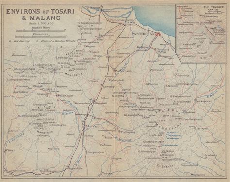 The Island Of Java Dutch East Indies Indonesia 1917 Old Antique Map Chart