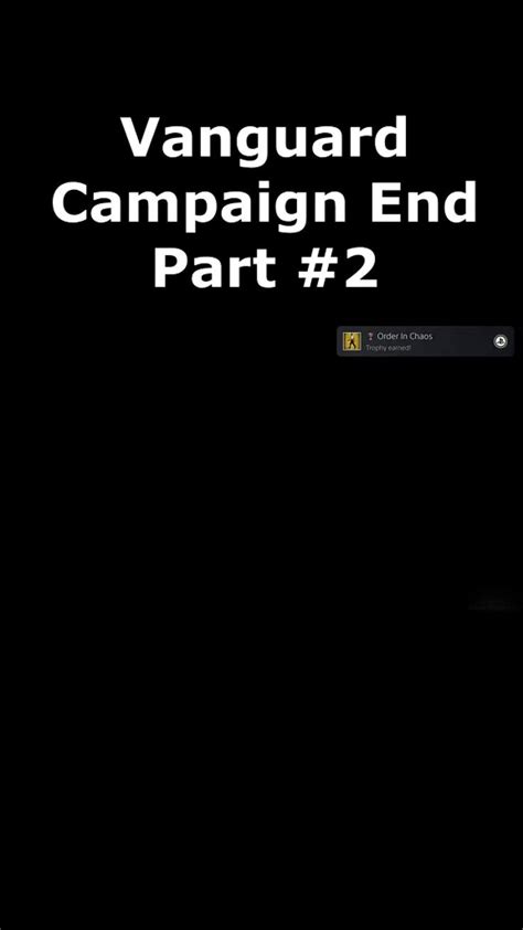 Vanguard Campaign Ending Part 2 Vanguard Callofdutyvanguard Warzone
