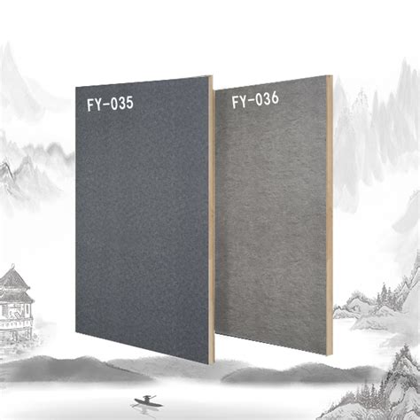 Super Matt And Soft Touch Mdf For Wall Decoration Panel Fy036