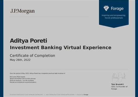 aditya poreti on linkedin jp morgan chase and co