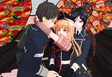 【mmd刀剣乱舞】蝶と花と蜘蛛パロ【厚乱薬研】 桶川 さんのイラスト ニコニコ静画 イラスト