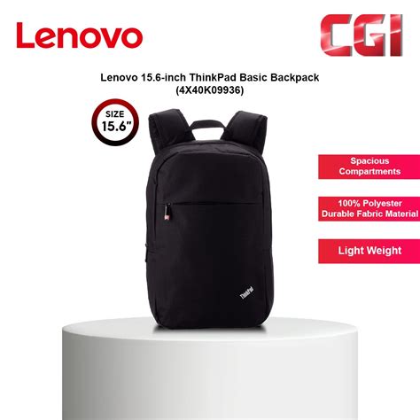 Lenovo Thinkpad Basic Backpack 156” 4x40k09936 Shopee Malaysia