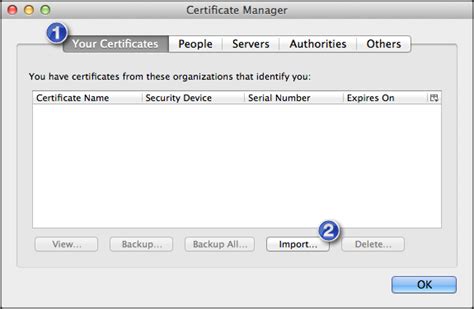 How To Import A Client Certificate To Firefox Jscape