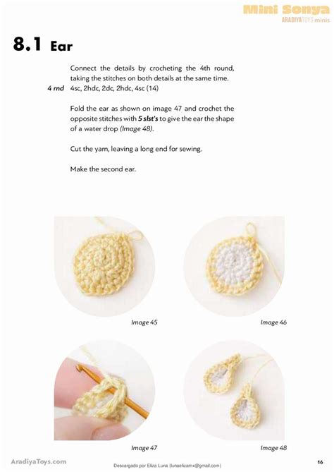 Mini Sonya Aradiyatoys Minis Mini Sonya Aradiyatoys Minis Crochet Pattern
