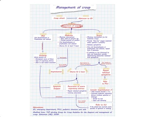 Management Of Croup Modified From Top Working Group For Croup Download Scientific Diagram