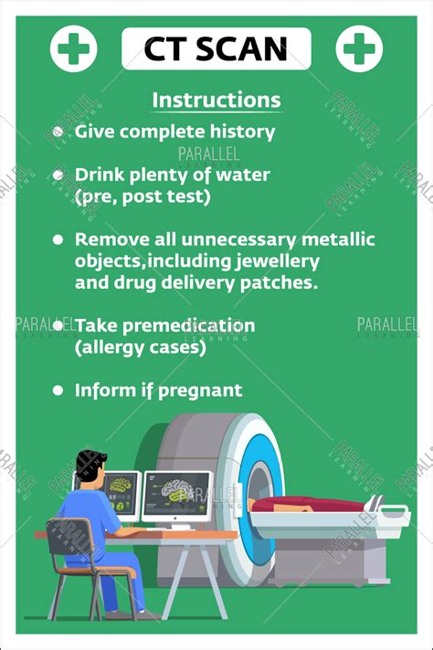 Ct Scan Instructions Ct Scan Instructions Posters Ct Scan Instructions Sticker
