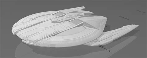 🖖 Sto Federation Edison Class Temporal Warship・free Stl File For 3d