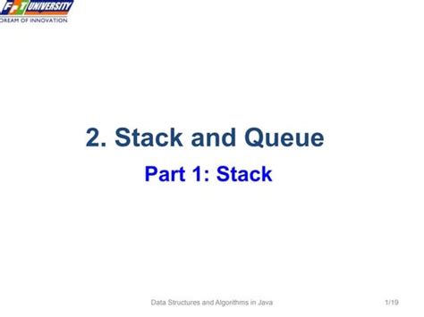 Introduction Stacks In Data Structures And Algorithms Ppt