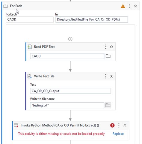 Python Scope Not Loading In UIPath Studio Activities UiPath