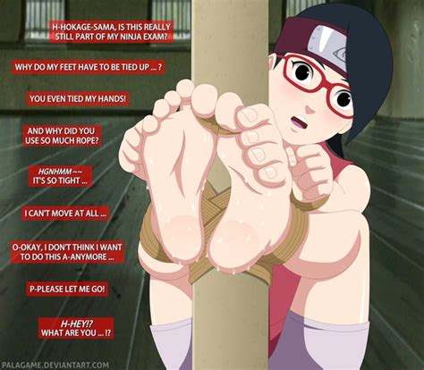 Rule 34 1girls Barefoot Black Eyes Black Hair Blush Bondage Boruto Naruto Next Generations