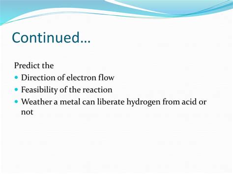 Electrode Potential And Its Applications Pptx