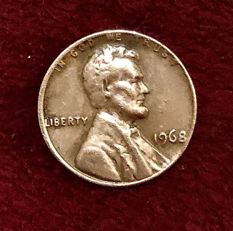 2 Collectible Pennies For 1 Price 1968 And 1975 Pennies 1 Cent Each Us