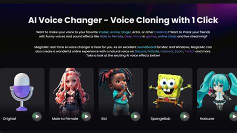 Voice AI Alternatives For Real Time Voice Changing Cloning