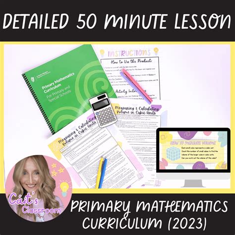 Mash 5th 6th Class Cube Cuboid Volume Maths Lesson Plan│worksheets Digital Hands On