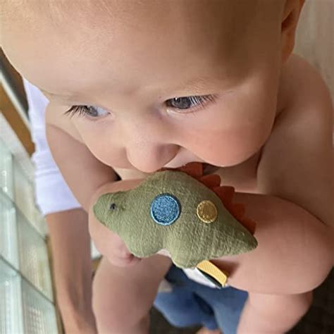Itzy Ritzy Itzy Bitzy Rattle Wearable Wrist Rattle Dinosaur Ww8085