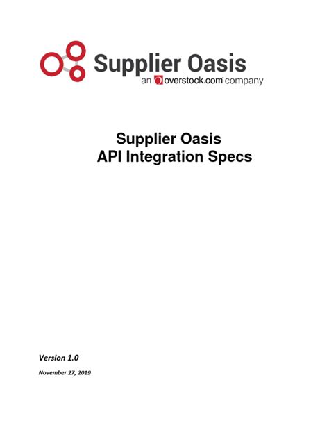 supplier oasis api developer guide 1 0 pdf computing