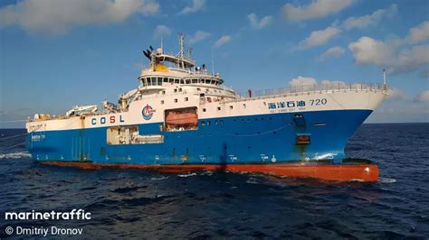 Ship Hai Yang Shi You 720 Researchsurvey Vessel Registered In China