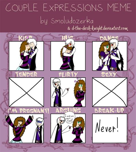 Couple Expressions Meme Sk And D By Fominado On Deviantart