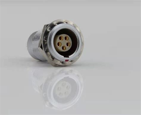 Medical 5pin Panel Mounting Lemo Push Pull Metal Male And Female