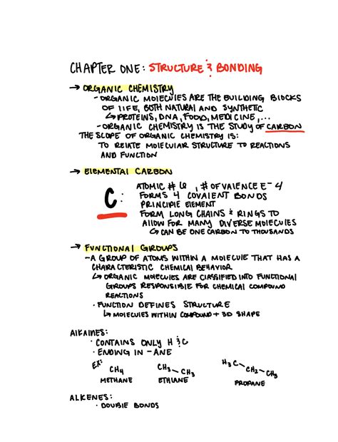Chapter One Ochem Chem361 Structure And Bonding Chapter One Structure