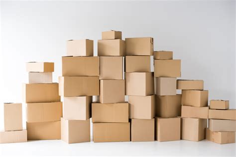Brown Cardboard Boxes Stacked On Each Other Free Stock Photo And Image
