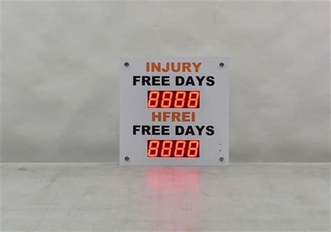 Sign With Two Numeric Displays 16hx16w