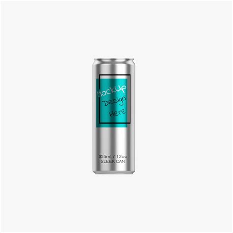 Sleek Beverage Can 355 Ml 12 Oz 3d Model Download Bottles Cans On