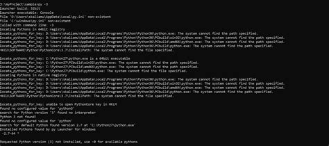 Nox Fails Python Interpreter 36 Not Found But Python Version Is Present · Issue 222