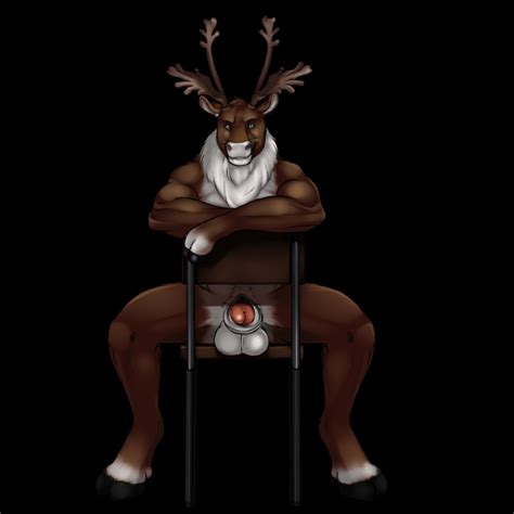 Rule 34 Antlers Balls Cervine Deer Half Erect Horn Male Male Only